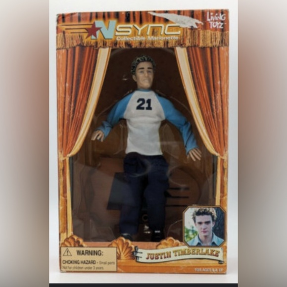 Living Toyz | Toys | Vintage Marionette Doll Nsync Justin Timberlake ...